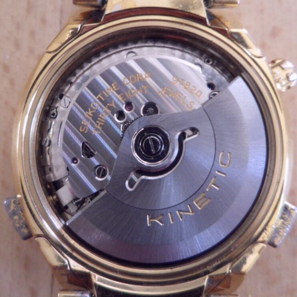 Montre chronographe Seiko 9T82 A Kinetic sportura SBCG 001 R2 ...