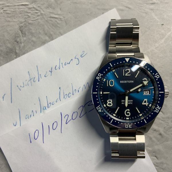 [WTS] Seestern "SeeQ". Glashütte Original SeaQ Homage. NH35. CONUS ...