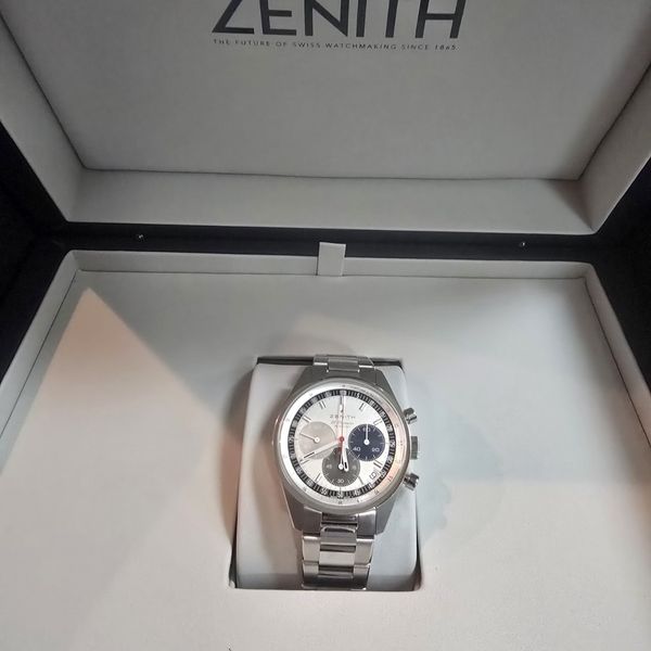 Zenith El Primero Silver Men's Watch - 03.3200.3600/69.M3200 New in Box ...