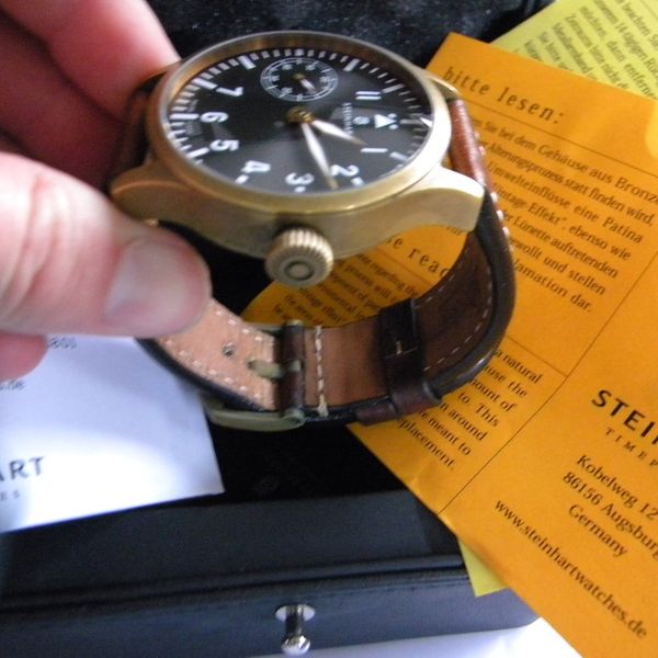 FS 44mm Bronze Pilot watch hand wind swiss made Reduced Sold ...