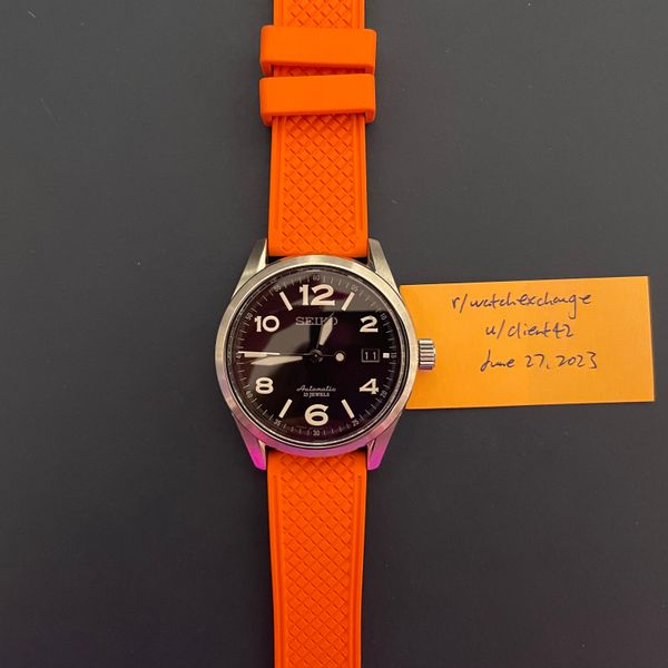 [WTS] Seiko SARG009 6R15 Automatic Field Watch Rare Black Dial - $450 ...