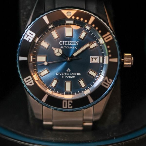 Citizen Limited Edition Mechanical Diver's Watch 35th Full Set NEW ...
