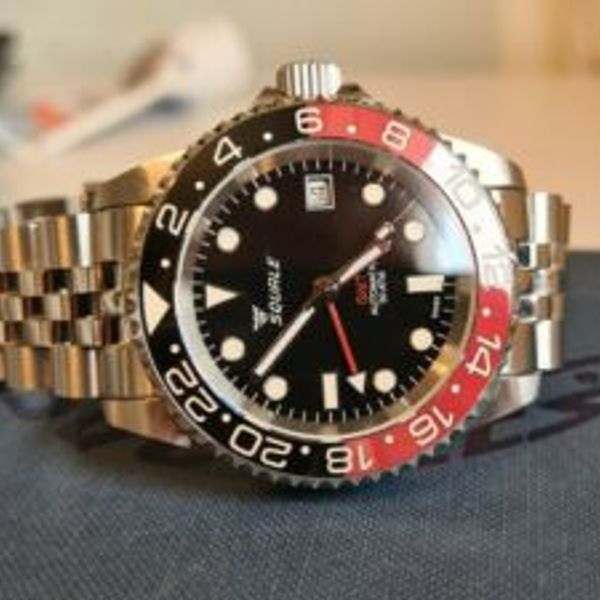Squale 30 Atmos 40mm Coke GMT - Full Kit | WatchCharts Marketplace
