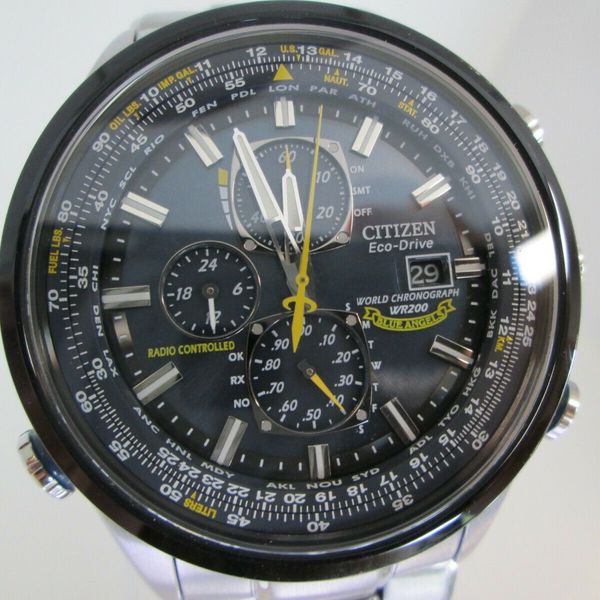 Citizen Eco-Drive Promaster WR 200 Blue Angels Nighthawk Men's Watch ...