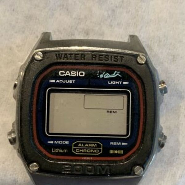 Vintage Casio divers watch DW-1500 Used Will Work With New Battery Nice ...