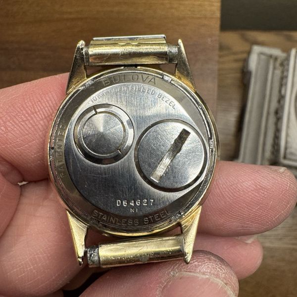 Vintage Bulova Accutron 10k Gold Filled Tuning Fork Watch | WatchCharts ...