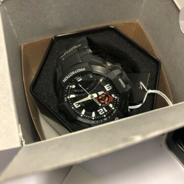 Casio G-Shock GRAVITYMASTER Twin Sensor GA-1000-1A 5302 Men's Watch ...