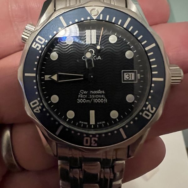 OMEGA Seamaster - 300m blue, Mid-Size With box | WatchCharts Marketplace