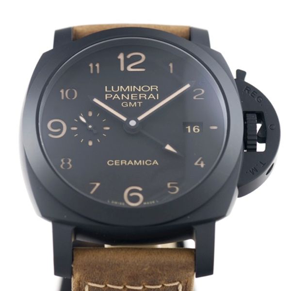 FS: Panerai Luminor 1950 3 Days GMT Automatic Ceramica PAM 441 with Two ...