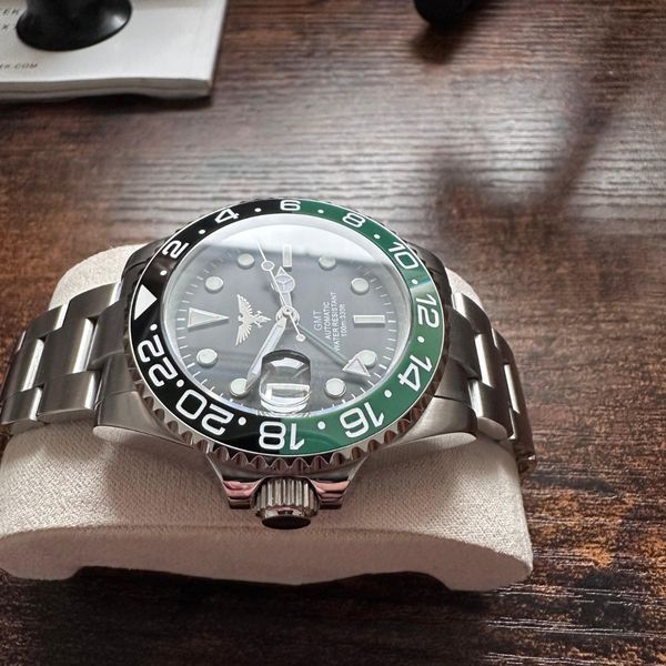 Sprite Bezel mod watch powered by Seiko NH34 automatic movement ...