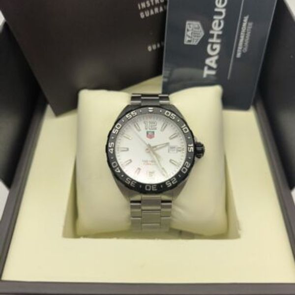 TAG Heuer Formula 1 White Men's Watch - WAZ1111.BA0875 | WatchCharts ...