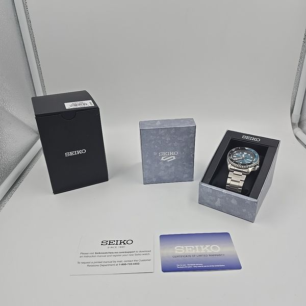 Seiko 5 Sports Turquoise Dial Automatic Stainless steel Men's Watch ...
