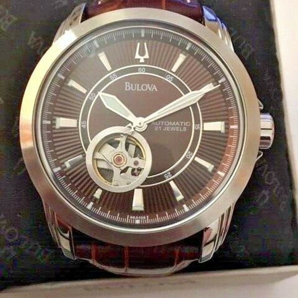 Mens Bulova Automatic Mechanical Stainless Steel Watch C860929 96A108 ...