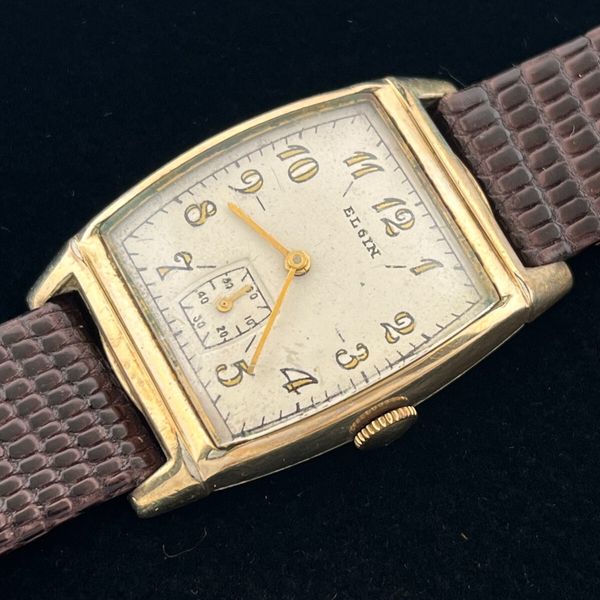 Vintage Elgin Tank Watch Base Metal Grade 554 | WatchCharts Marketplace