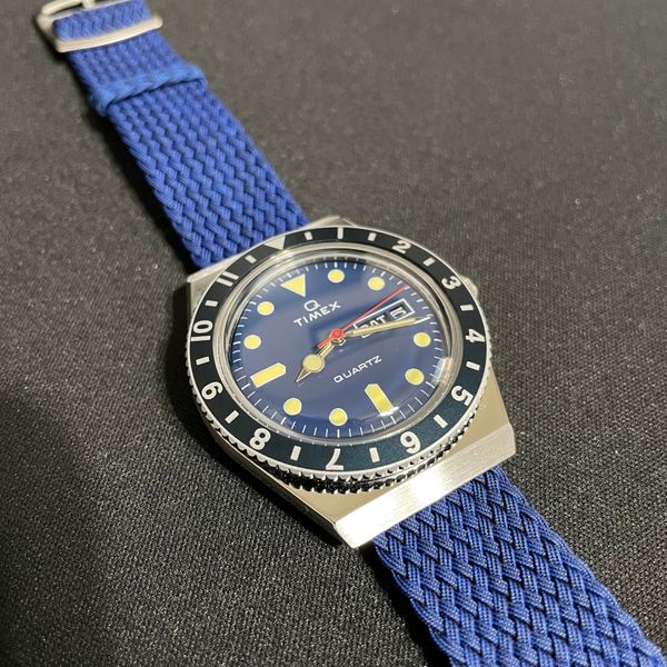 [WTS] Timex Q Reissue Blue w/ C&B Perlon REPOST/REDUCED | WatchCharts ...
