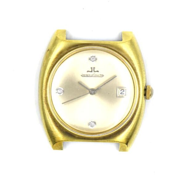 VINTAGE JAEGER LECOULTRE K886 DATE WRISTWATCH HAND-WOUND 17 JEWELS 14K ...
