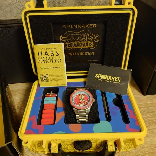 Spinnaker Spongebob Squarepants *Mr Krabs* Limited Edition Watch 065/ ...