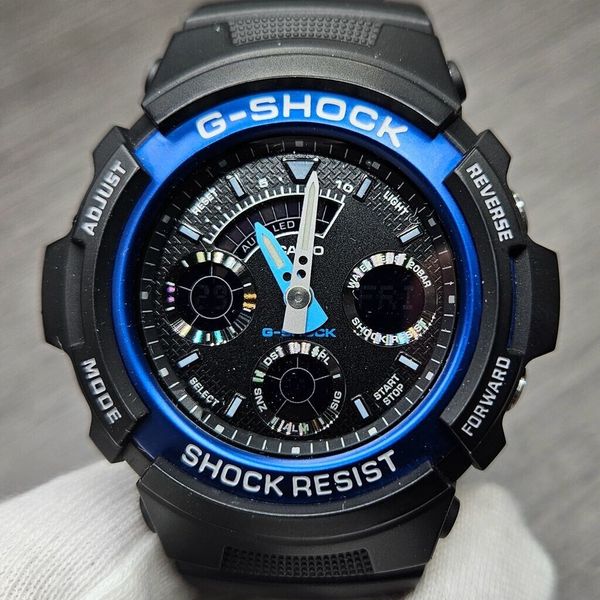 Casio G-Shock AW-591 Analog & Digital Black Watch Module 4778 ...