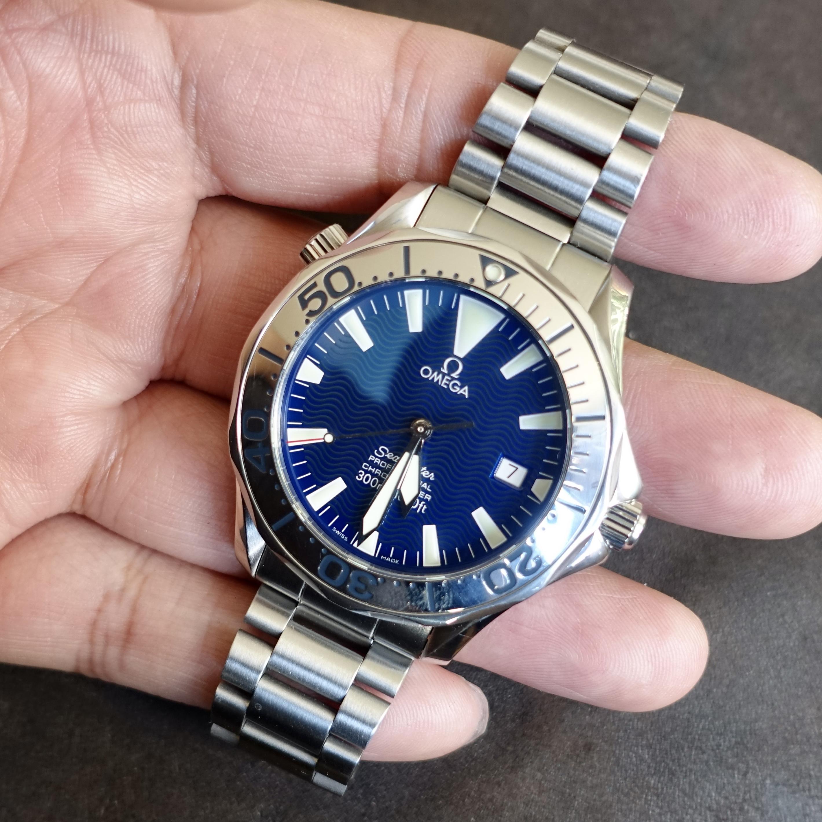 Omega 2255.80 Electric Blue Seamaster | WatchCharts