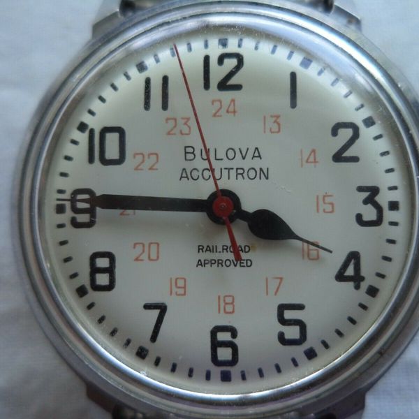 Bulova Accutron N4 Railroad Approved Man's Wrist Watch Great Condition ...