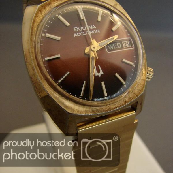 FS: 1976 Bulova Accutron Day Date with a Gold Electroplated Bezel ...