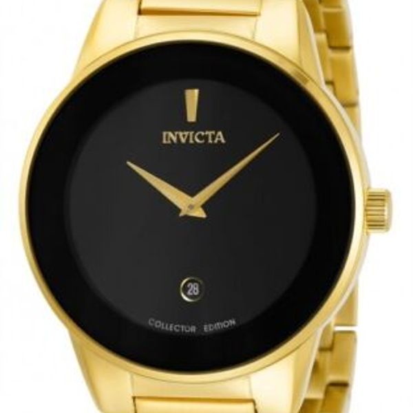 Invicta Specialty Quartz Black Dial Japan Movement Casual Men's Watch ...