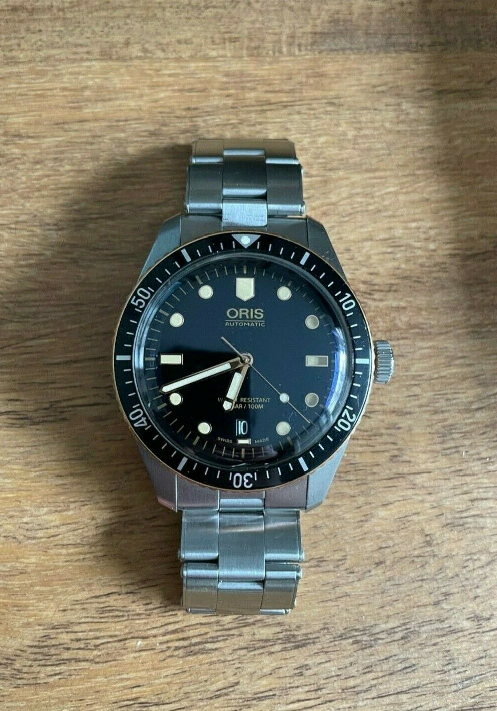 Oris Divers Sixty-Five Bronze Bezel MSRP $2,300 | WatchCharts
