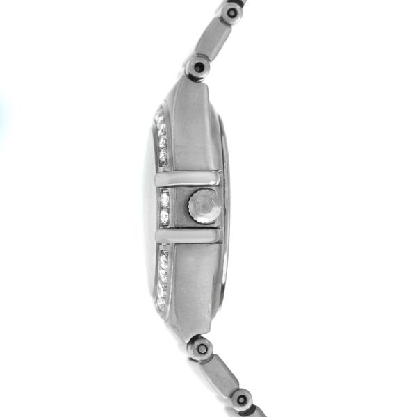 Omega Constellation Diamond Bezel Stainless Steel 22MM Quartz Watch ...