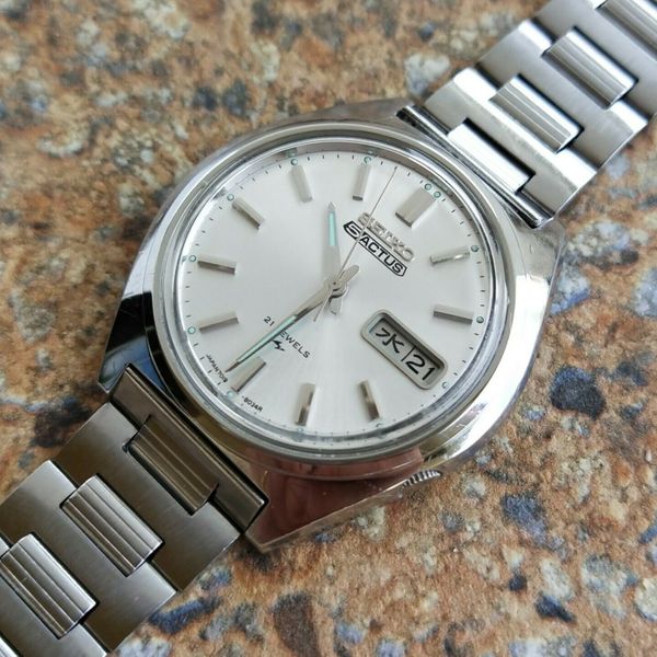 Vintage Seiko 5 Actus 21 Jewels Automatic 7019 8010 Kanji August 1975 Award | WatchCharts