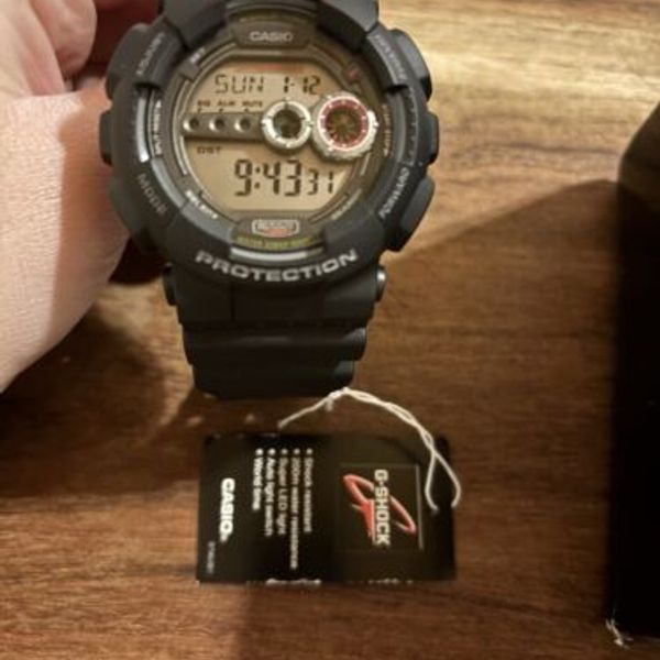 Casio GD-100-1A Men's G-Shock World Time Digital Watch With Grey Dial ...