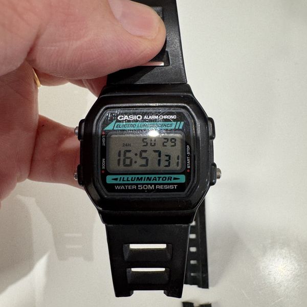 Casio W-86 electro luminesence Digital Watch vintage - 1572 ...