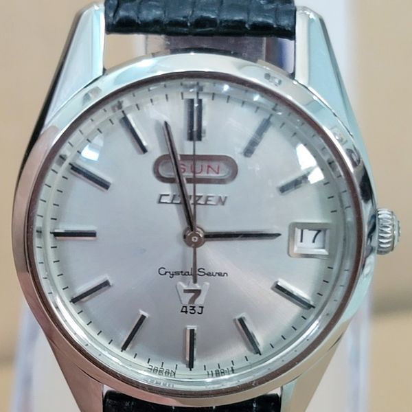 Very Rare Vintage Citizen Crystal Seven 43J Automatic Mens Watch ...