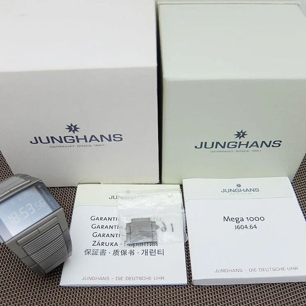 JUNGHANS Mega 1000 026 2800 1111 All Titanium Quartz Men's Watch 2005's | WatchCharts Marketplace