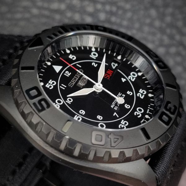 [WTS] Seiko SNK809 Automatic - Stealth SKX Mod - Ceramic - Sapphire ...