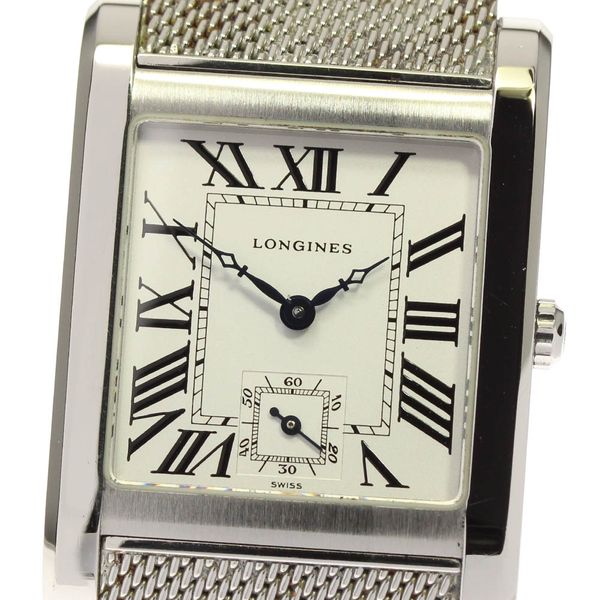 [LONGINES] Longines Square Small Seconds L5.673.4 Quartz Men [Used ...