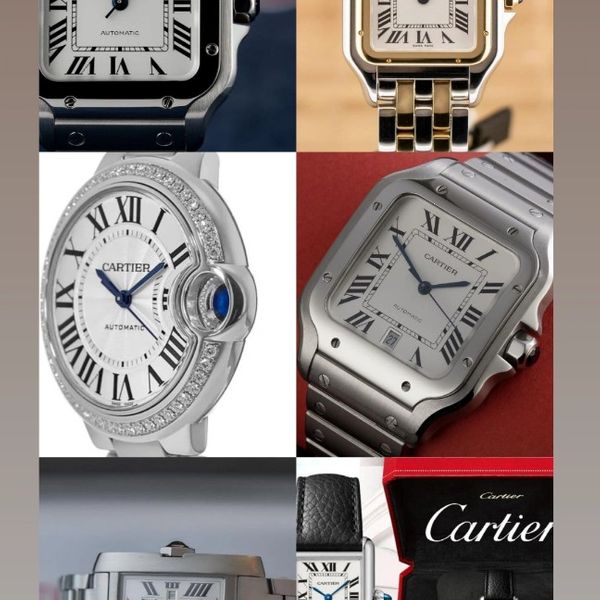 Brand new 2024 Cartier watches (Santos, Tank, Panthere, Ballon Bleu ...