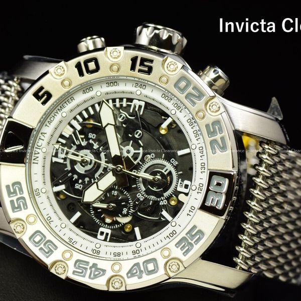 Invicta Racing x JM Correa Limited Edition Scuba Black Dial SLEEK Mesh ...