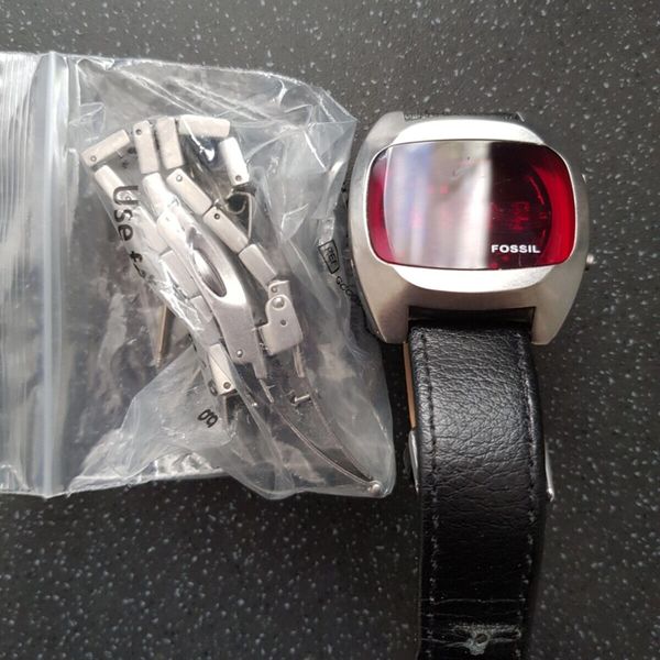 Rare Fossil mens LED watch JR-8852 - good working order | WatchCharts ...