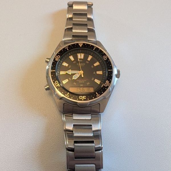 Casio Marine Analog-Digital watch AMW-320R | WatchCharts Marketplace