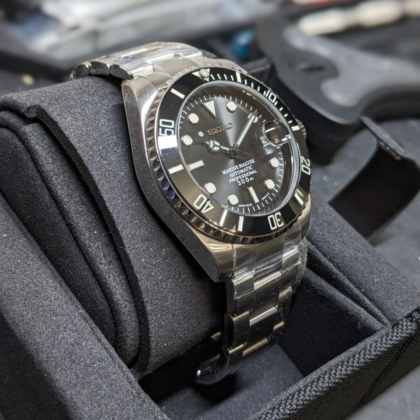 [WTS] Custom Dive Mod: Skeleton "Super Lumed" Sub - Seiko NH35 Auto ...