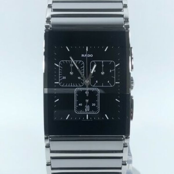 Rado Integral Ceramic & Stainless Steel Chronograph Gents Watch ...