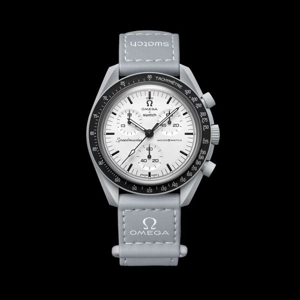 Omega X Swatch Speedmaster Moonswatch 1965 Edition with Receipt Gift ...