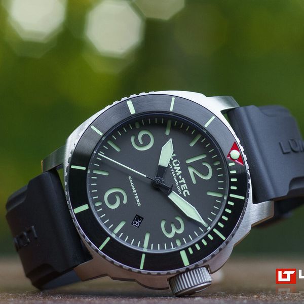 Lum-Tec M91 Automatic Dive watch, 26J, adj., 600 m, 2- year war. + 2 straps NEW | WatchCharts ...