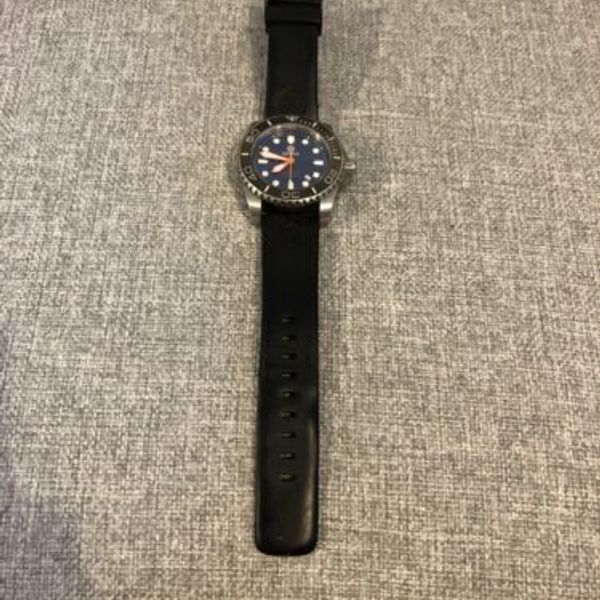 Deep Blue Sea Ram Divers Watch New Battery And NATO , Rubber And ...