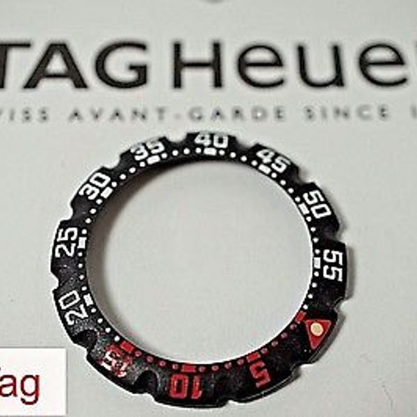 TAG Heuer F1 Midsize Black/Red 32mm Bezel WA1211, WA1214 | WatchCharts ...