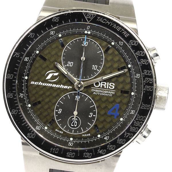 [ORIS] Oris BMW Williams Chronograph Schumacher 7561 Self-winding Men ...
