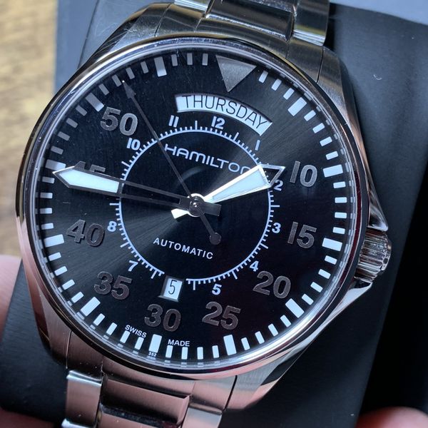 [$525 USD] Hamilton "Cooper" Pilot Watch | WatchCharts Marketplace