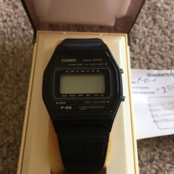 Vintage Casio F-85 Lithium Watch In Original Box | WatchCharts