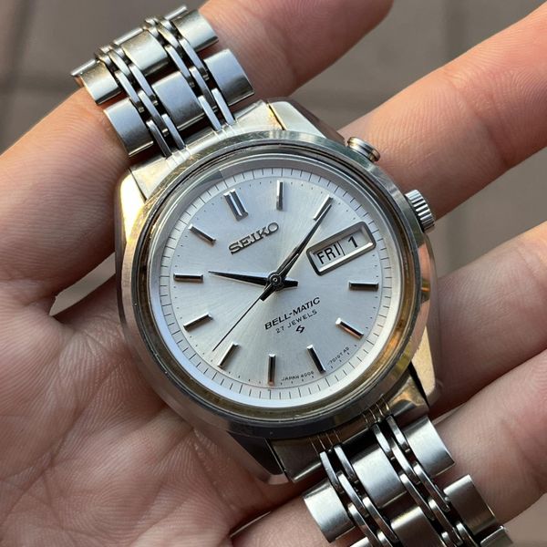 [WTS] Seiko Bellmatic 4006-7010 White Sunburst Dial | WatchCharts