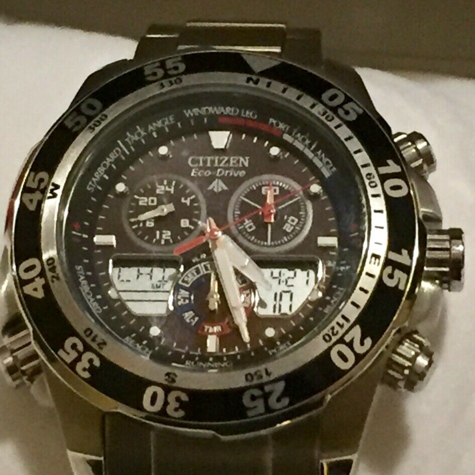Citizen JR4045-57E Promaster World Time Chronograph Alarm Watch ...